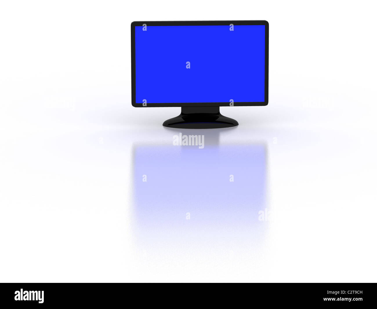 LCD monitor. technology office. 3D Stock Photo - Alamy