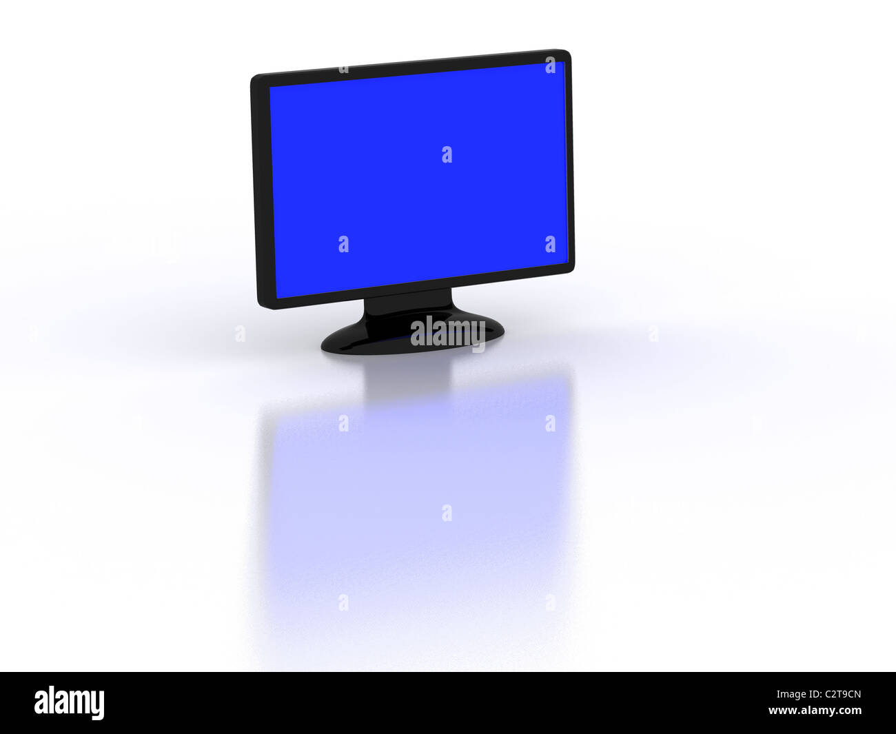 LCD monitor. technology office. 3D Stock Photo - Alamy