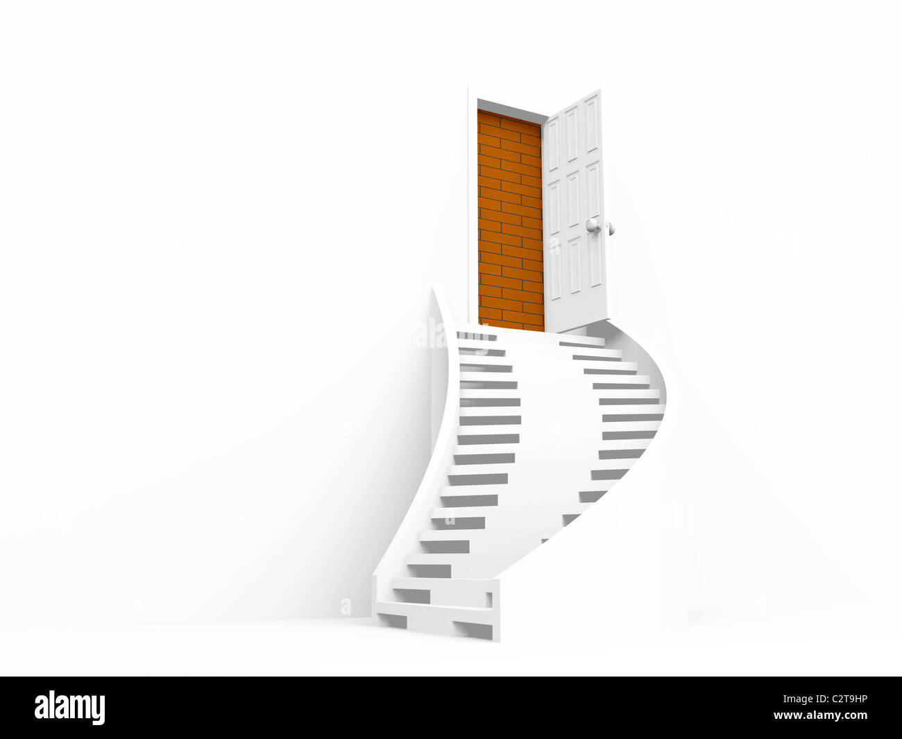 White door handle open close hi-res stock photography and images - Alamy