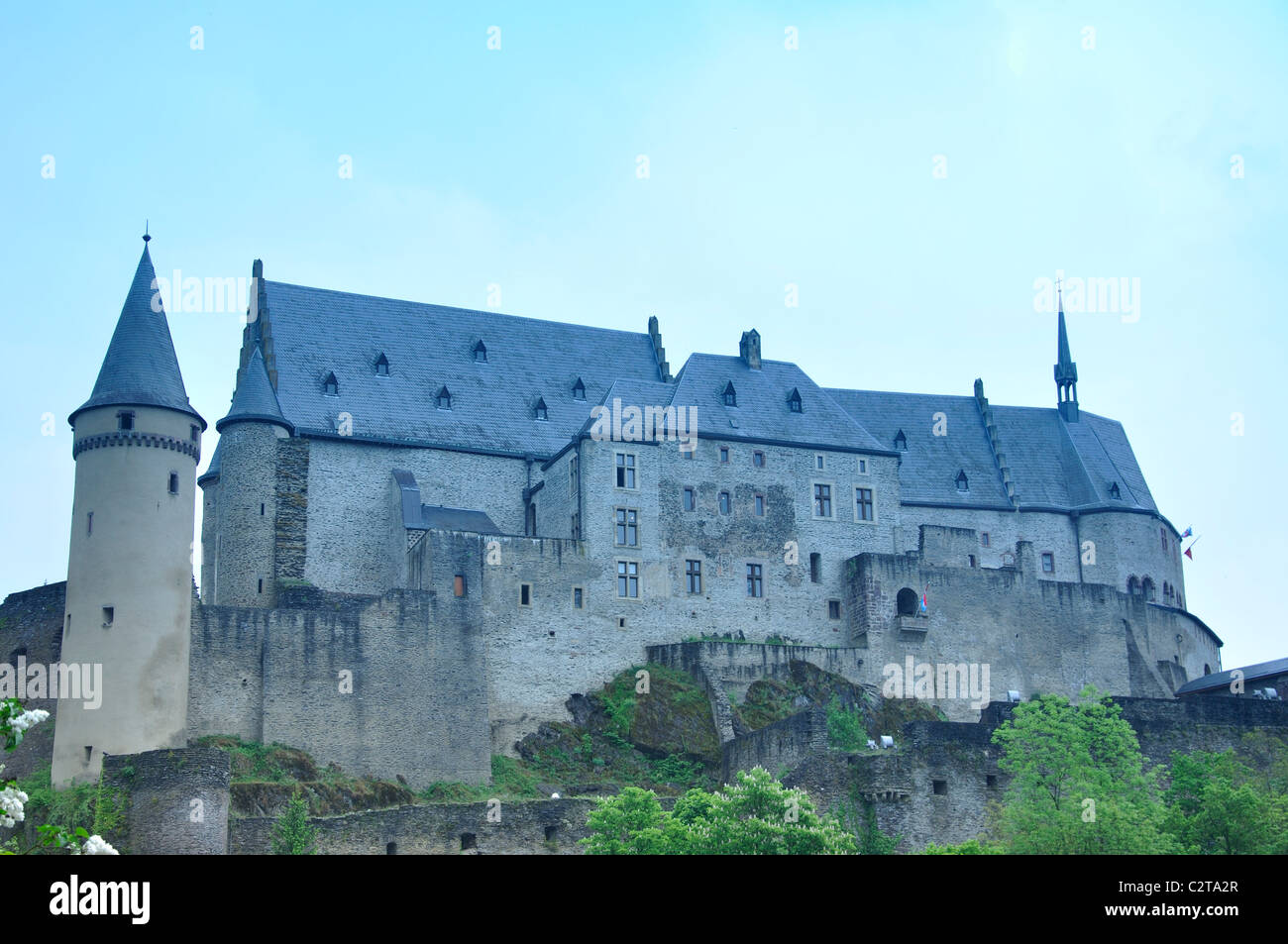 Vianden castle, Luxembourg Stock Photo - Alamy