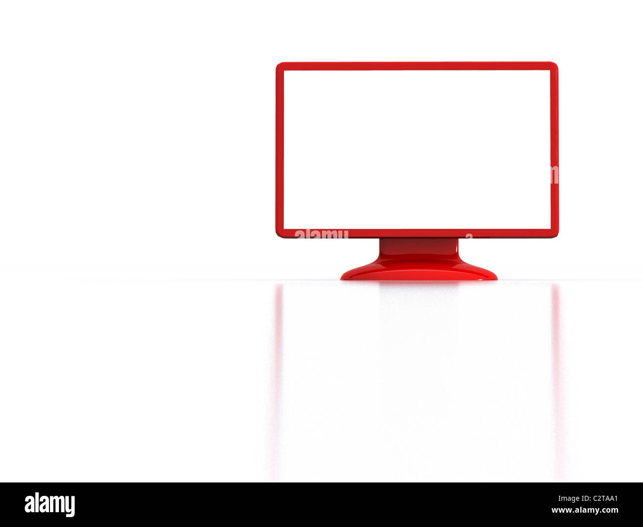 LCD monitor. technology office. 3D Stock Photo - Alamy