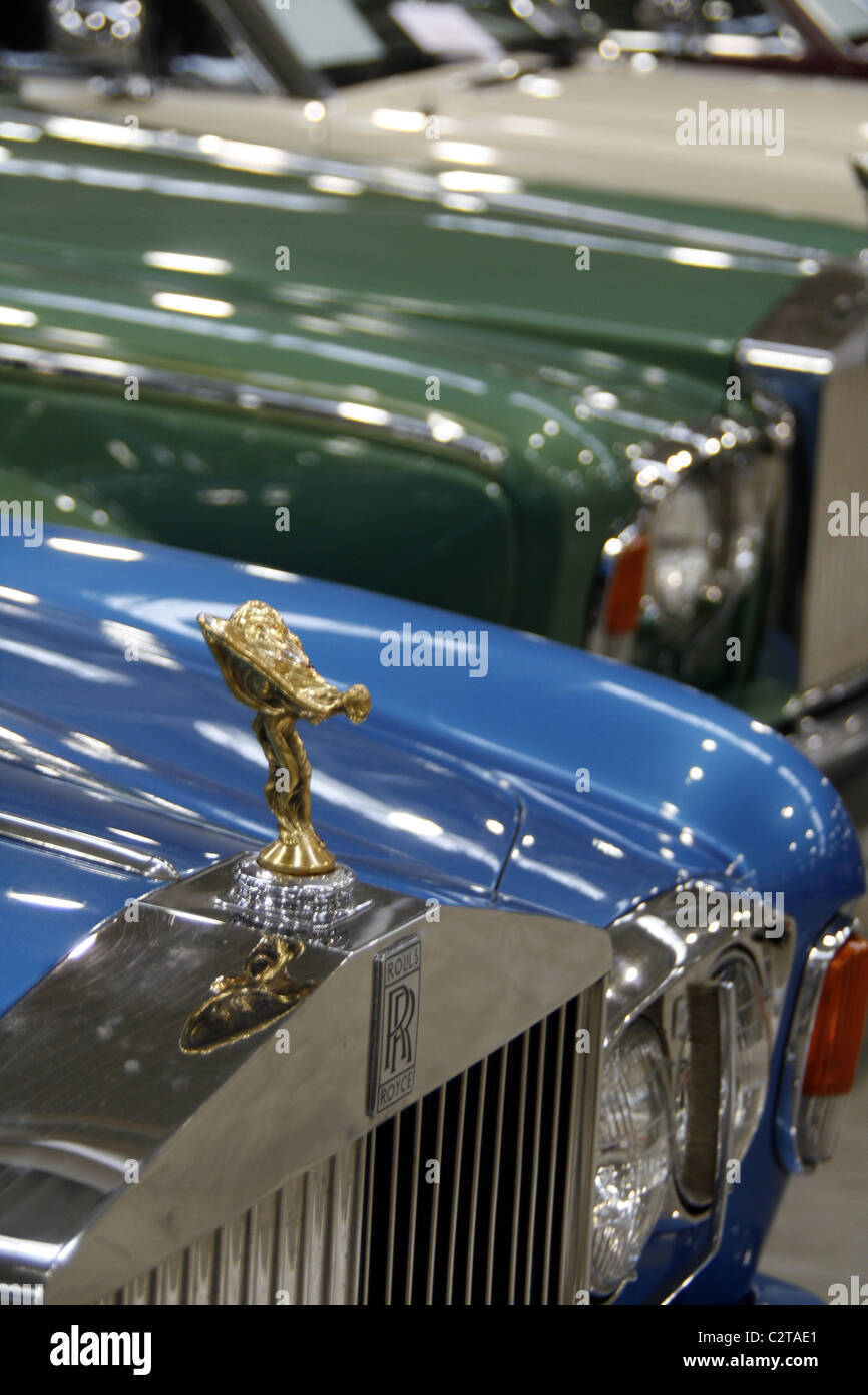 vintage rolls royce car at motor show Stock Photo - Alamy