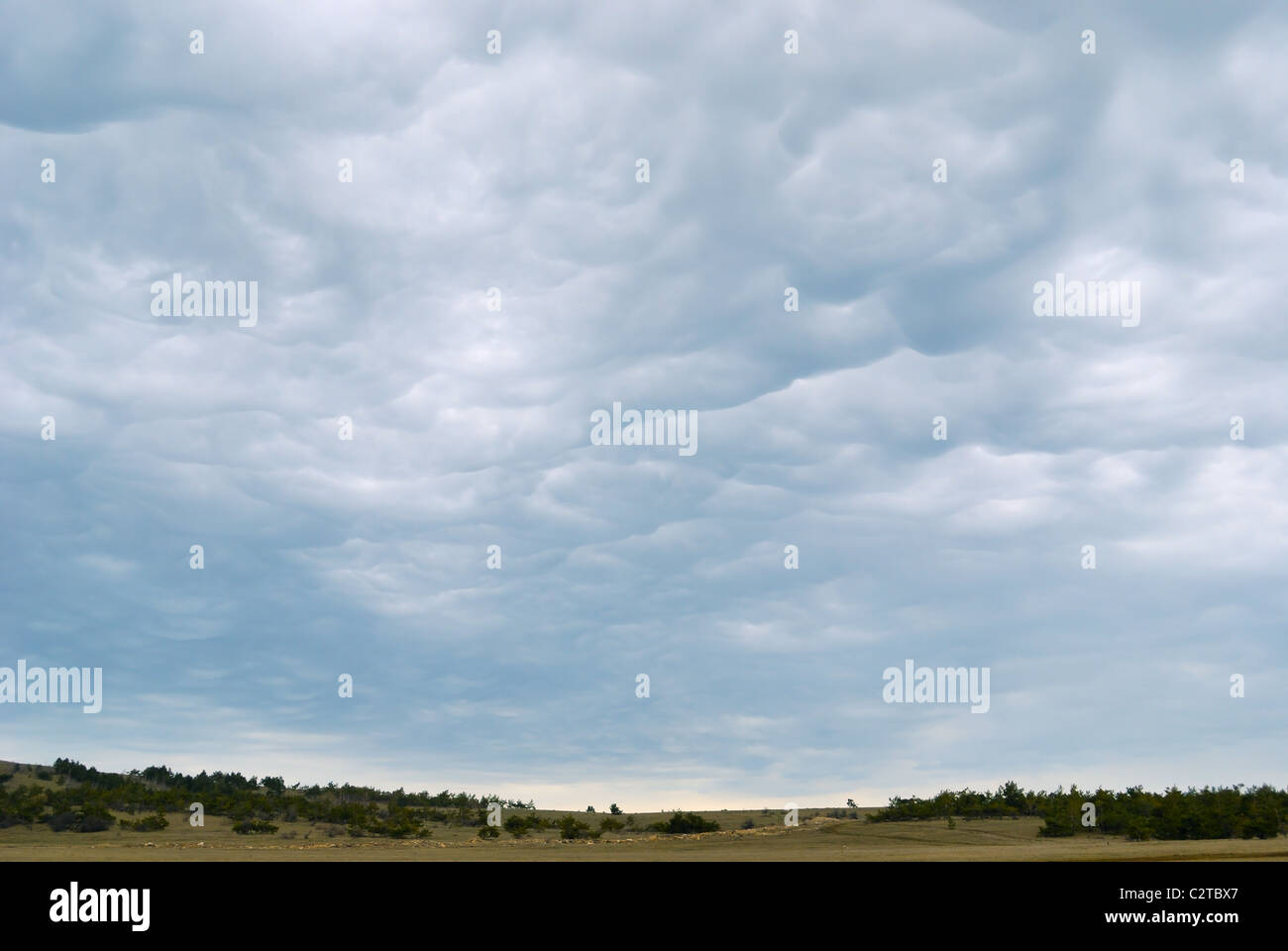 rocky nature overcast. spring landscape Stock Photo - Alamy
