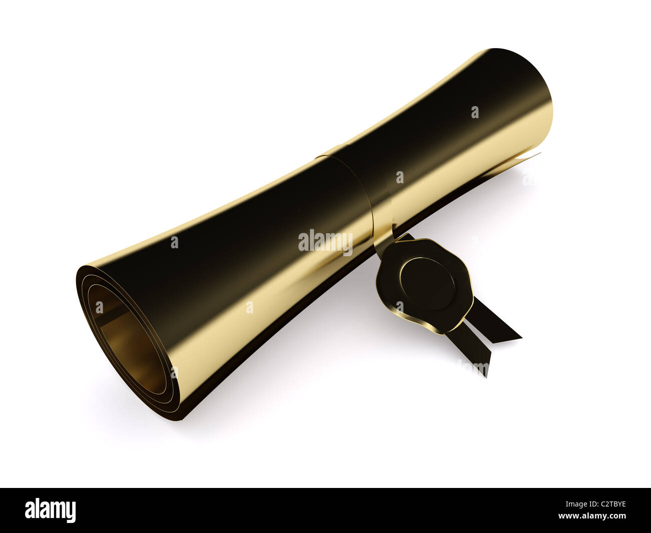 Diploma scroll and golden hi-res stock photography and images - Alamy