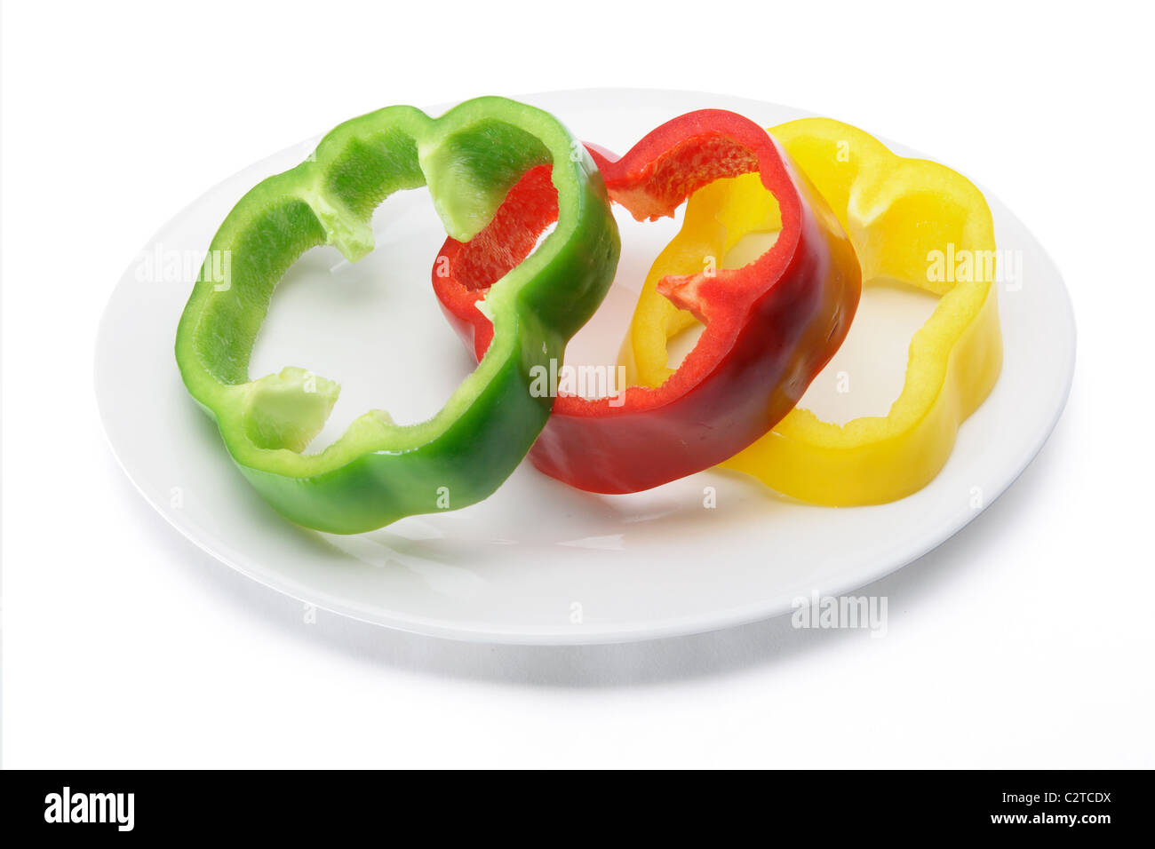 Yellow capsicums sliced hi-res stock photography and images - Alamy