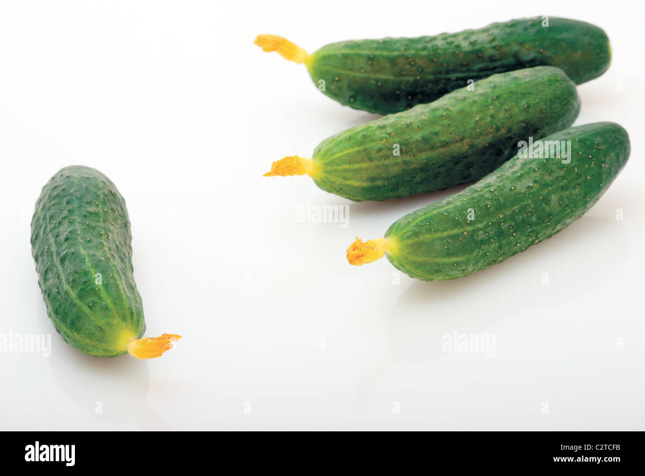 vegetable cucumber. food on white Stock Photo - Alamy