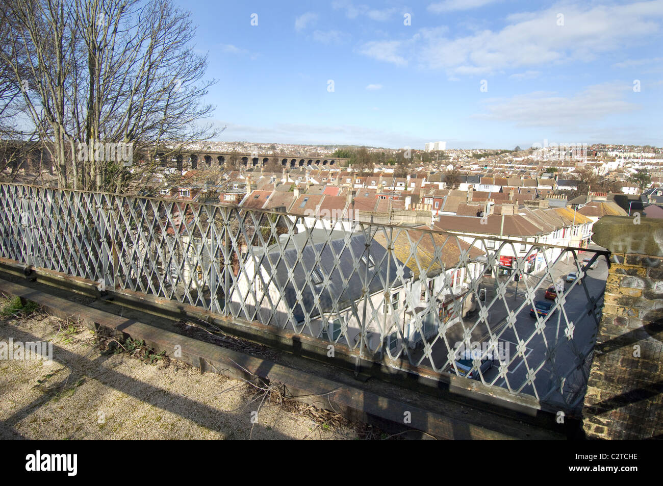 Disused Railway Bridge in New England qurter, Brighton, where Jon Mills ...