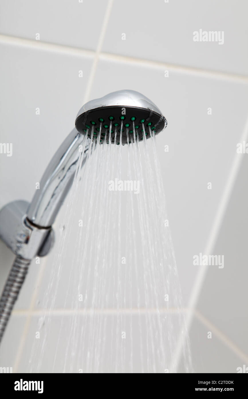 Modern shower head splashing water hi-res stock photography and images ...