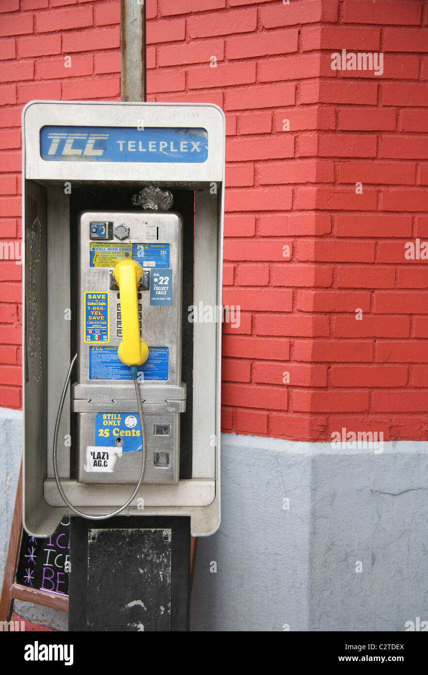 Pay telephone booth hi-res stock photography and images - Alamy