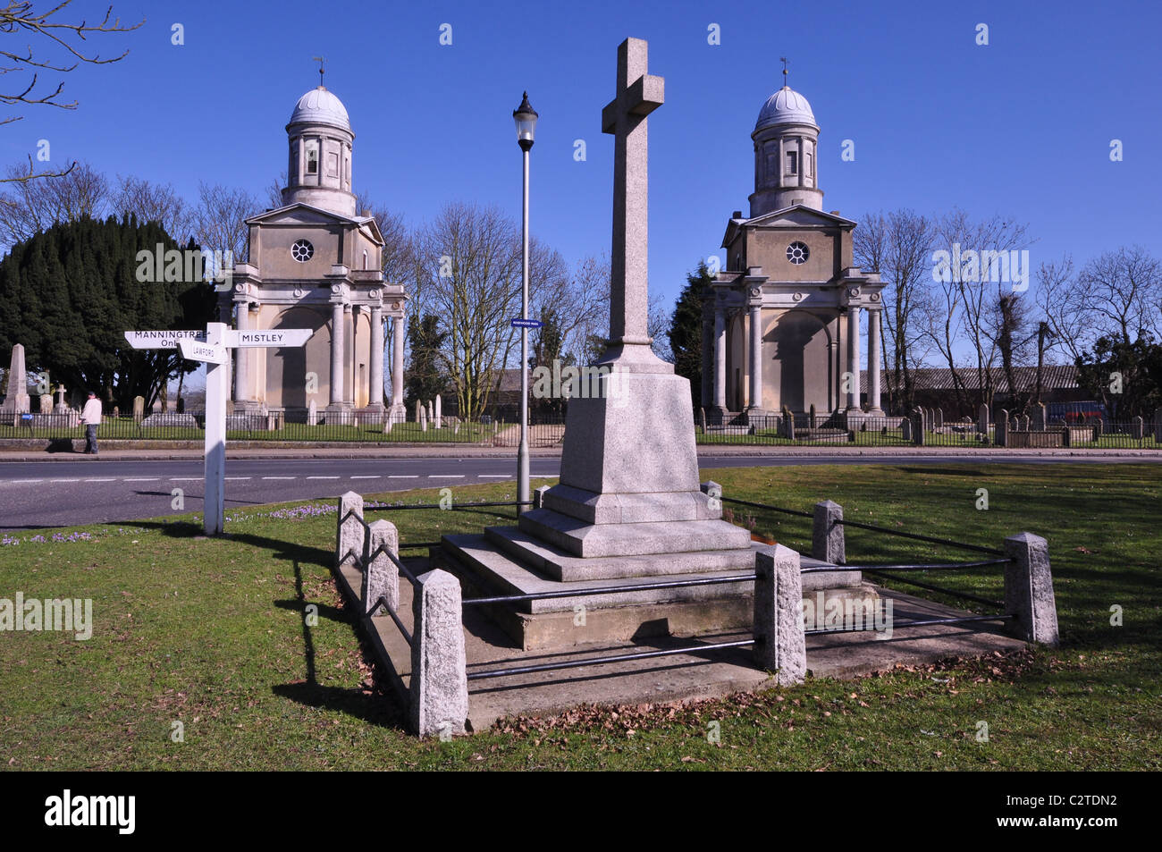 Mistley Towers, Mistley, Essex Stock Photo - Alamy