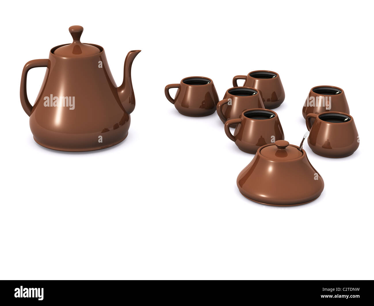 British tea set Cut Out Stock Images & Pictures - Alamy
