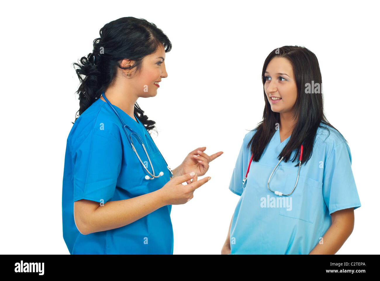 Specialist Doctor Give Explanations training A Young Woman Medical