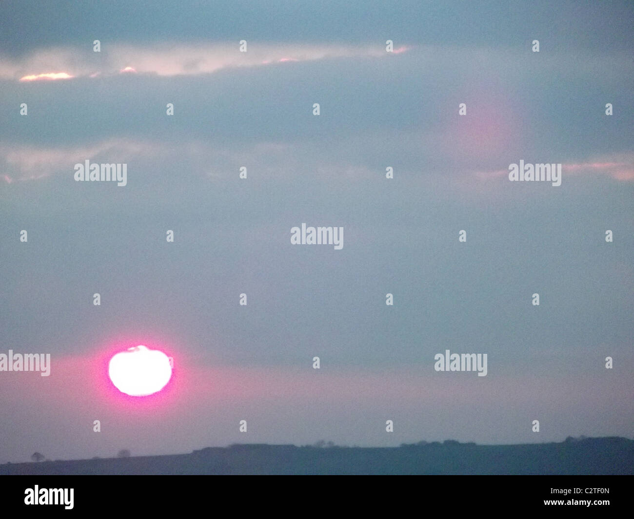 Pink hued landscape hi-res stock photography and images - Alamy