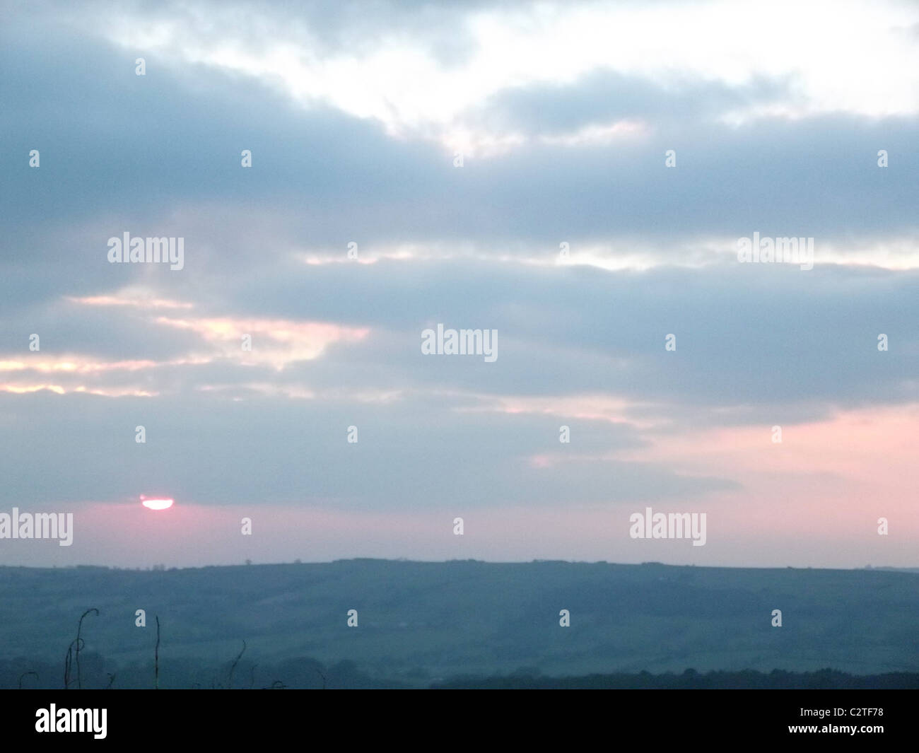 pink dusk sunset Stock Photo - Alamy