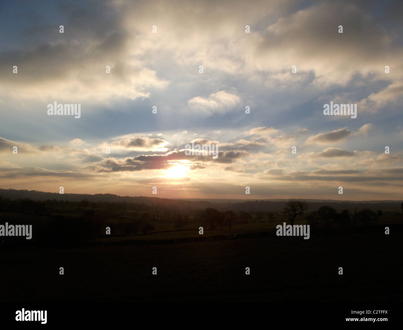Heavenly sunset hi-res stock photography and images - Alamy