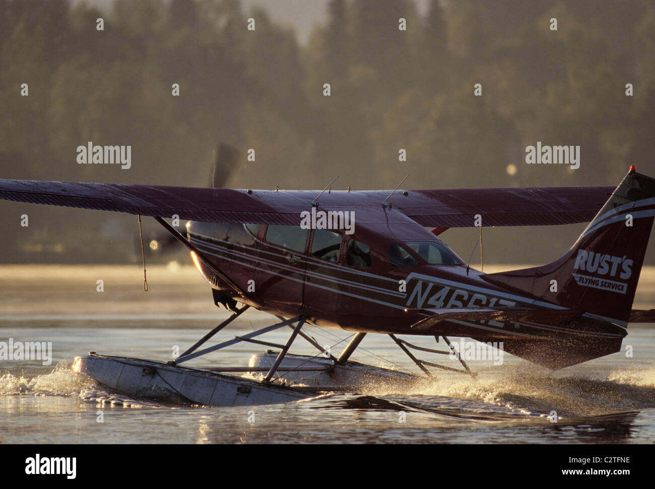 Bush Plane, Float Plane, Anchorage, Alaska, Aircraft, Aerial, Air Stock ...