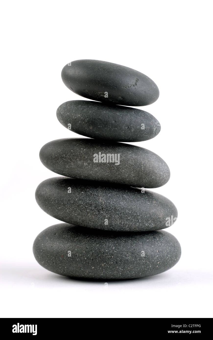 Hot Stone Massage Therapy Spa Stones Stacked On On Top Of Another ...