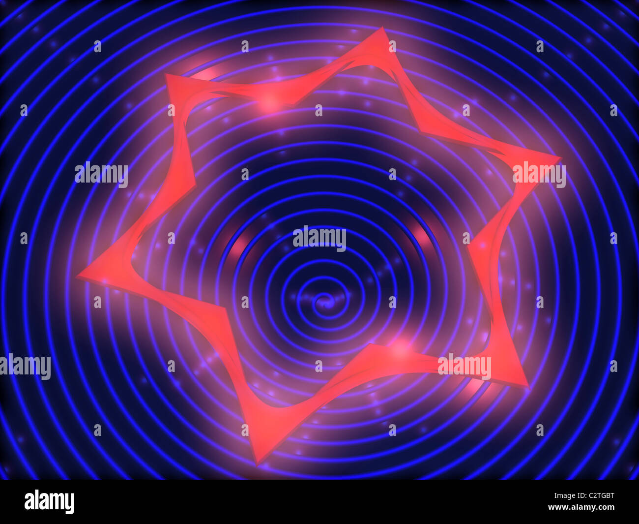 abstract star. 3d Stock Photo - Alamy