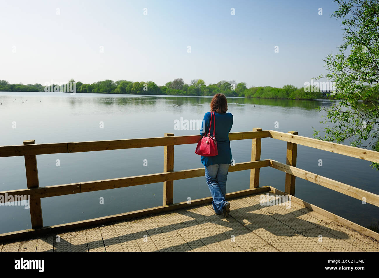 Gravel pit lake hi-res stock photography and images - Alamy