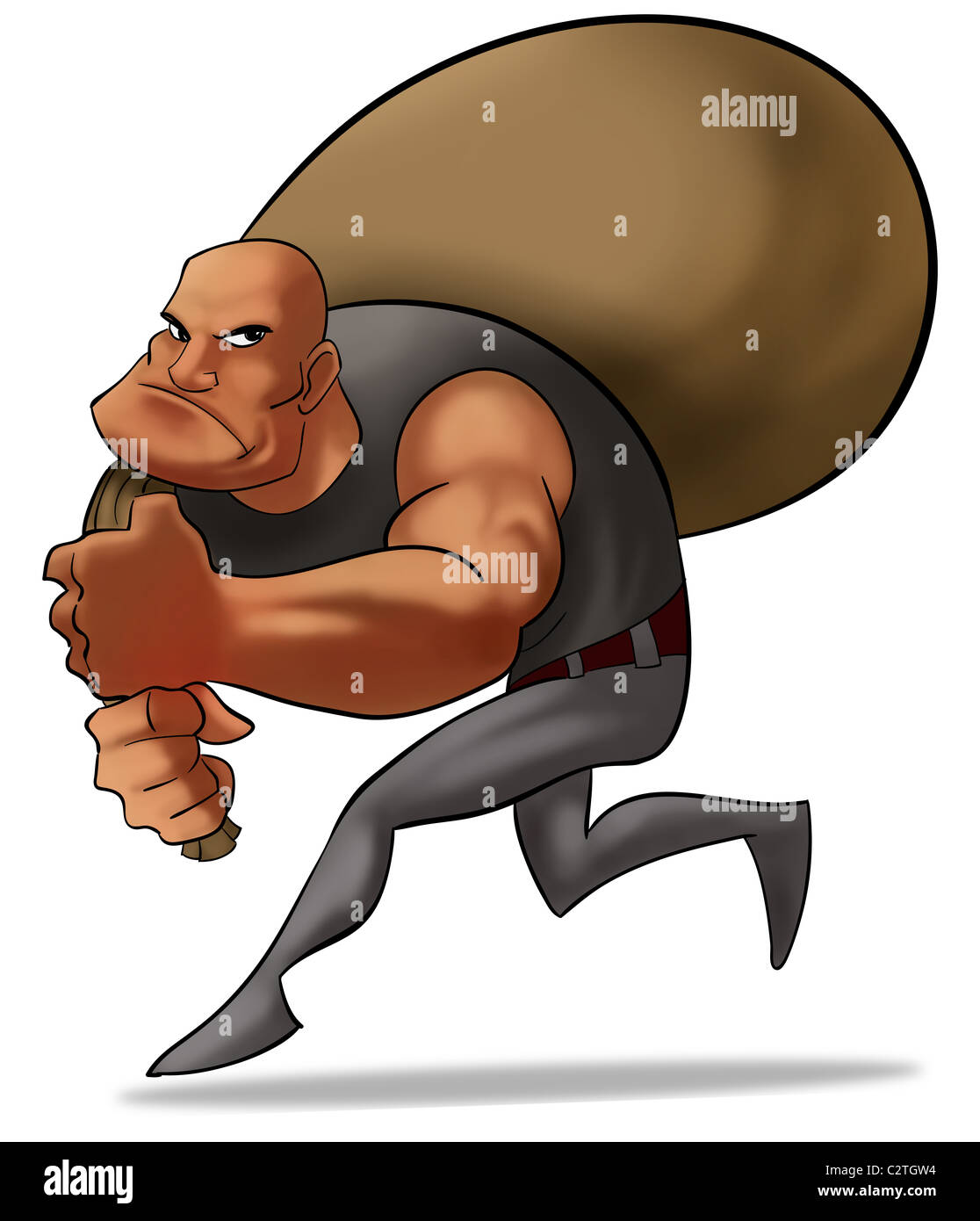 Bank robber shadow hi-res stock photography and images - Alamy