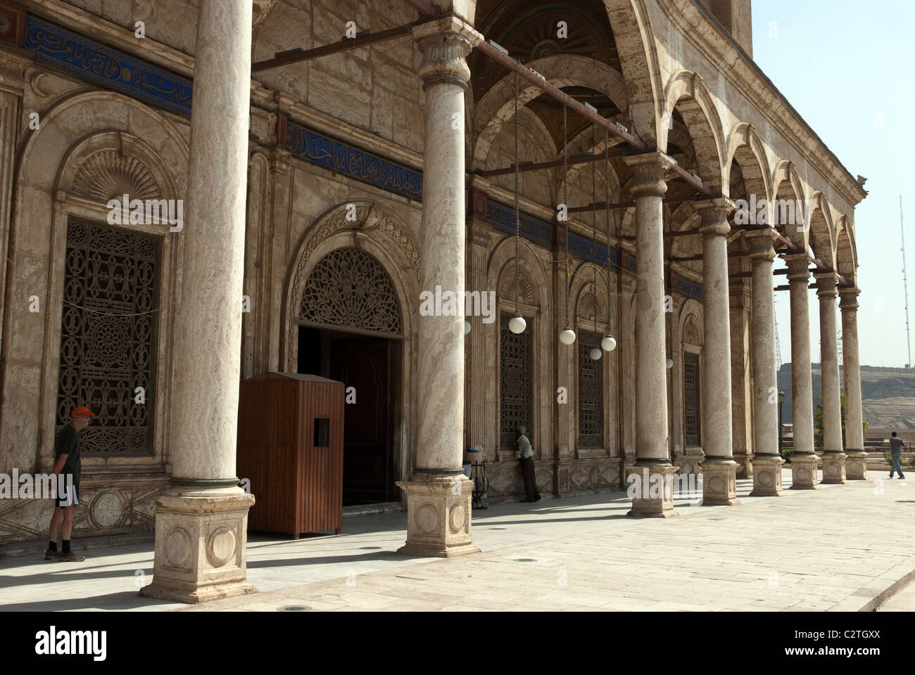 Colonnade of the Muhammad Ali Mosque - The Saladin Citadel, Cairo ...