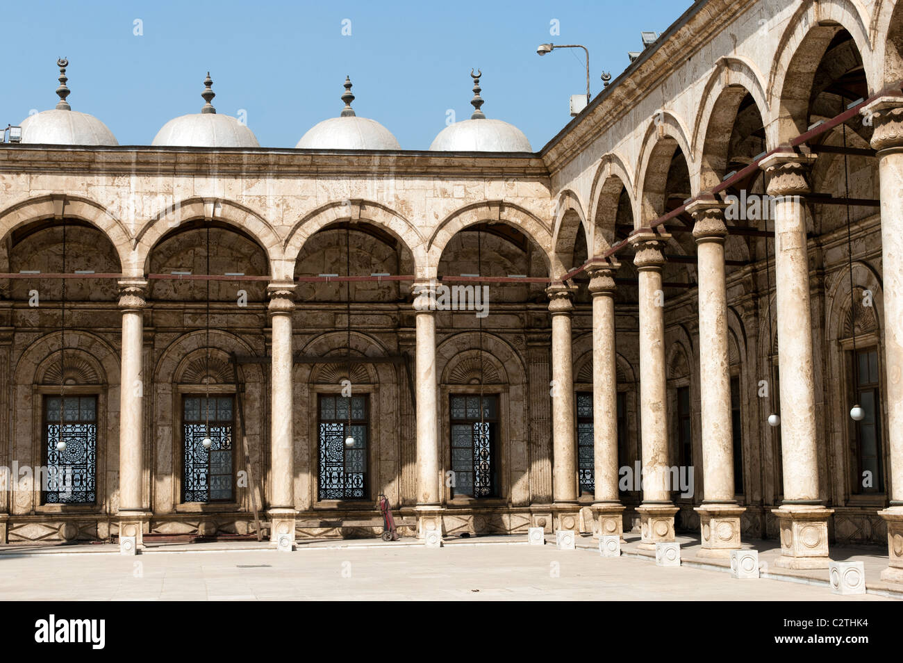 Courtyard and Colonnade of the Muhammad Ali Mosque - The Saladin ...