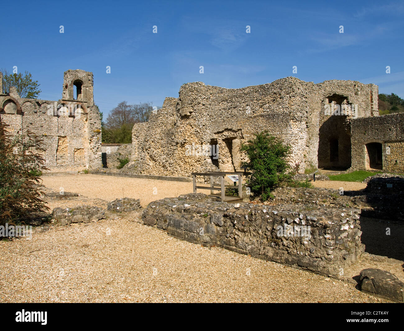 Ruins of Wolvesey Castle (Old Bishops's Palace) Winchester Hampshire ...