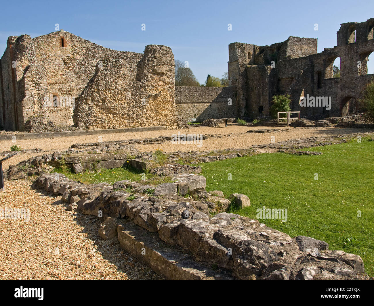 Ruins of Wolvesey Castle (Old Bishops's Palace) Winchester Hampshire ...