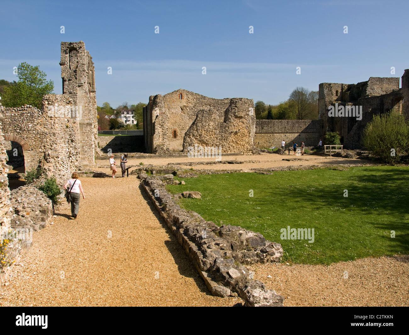 Ruins of Wolvesey Castle (Old Bishops's Palace) Winchester Hampshire ...