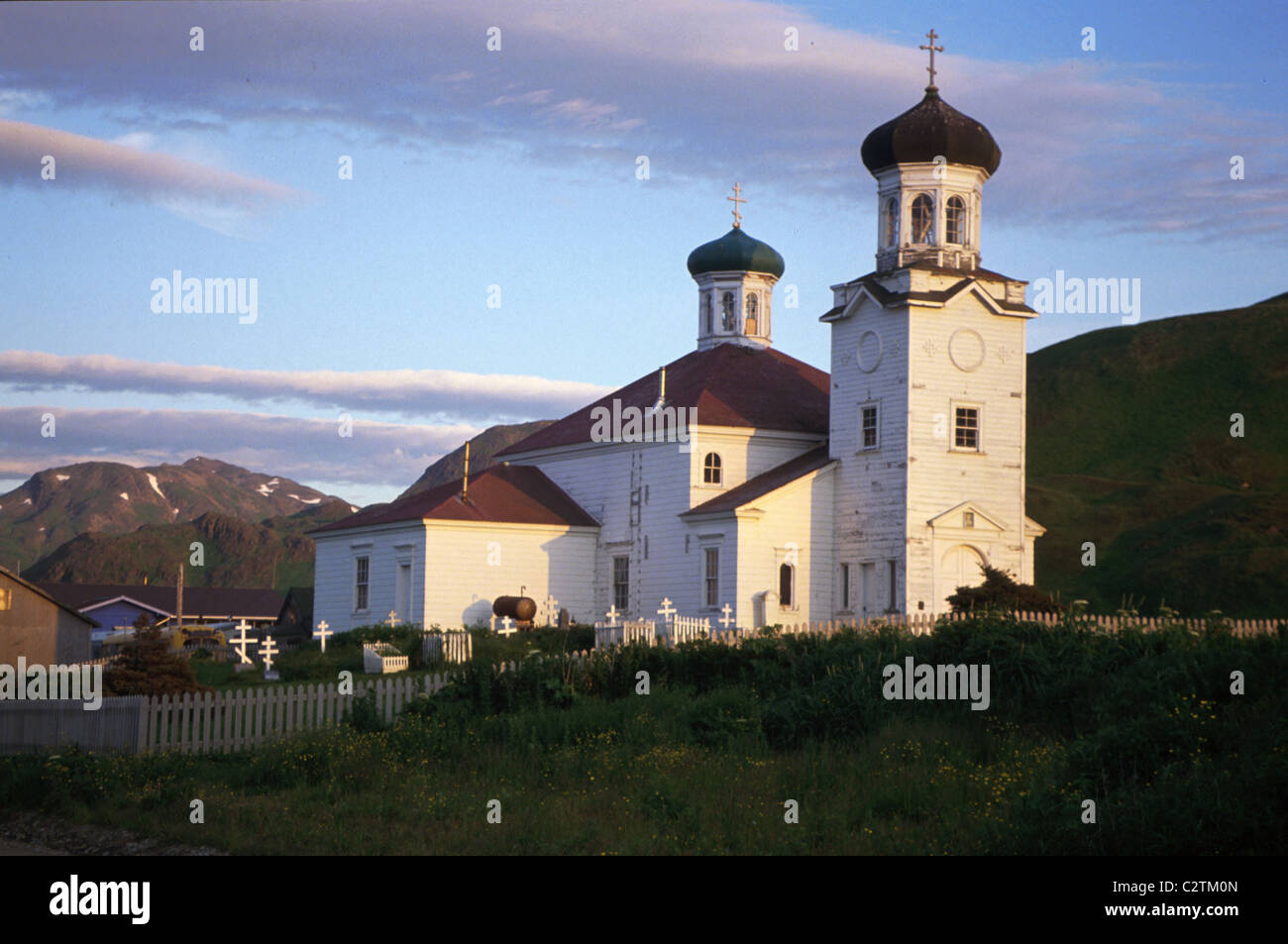 Russian Orthodox Church Aleutian Islands Unalaska Stock Photo - Alamy