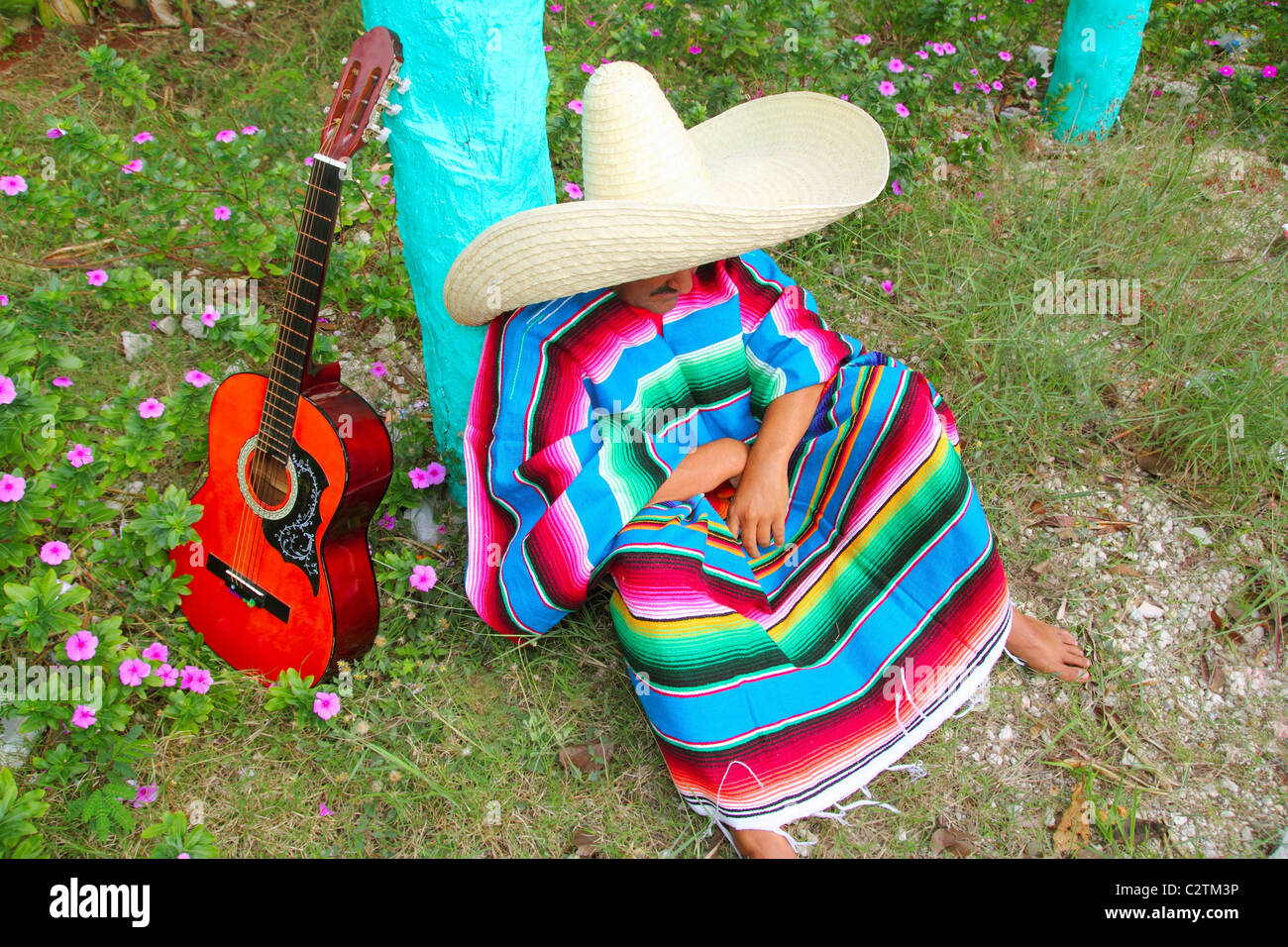 Nap lazy typical mexican sombrero hi-res stock photography and images ...