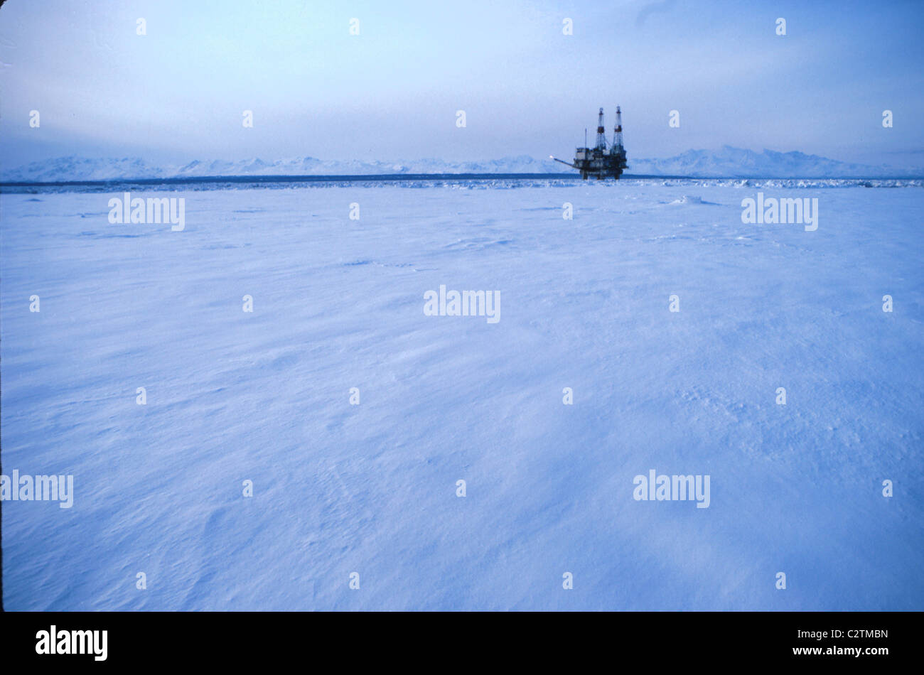 Oil Rig Cook Inlet Kenai High Resolution Stock Photography and Images ...
