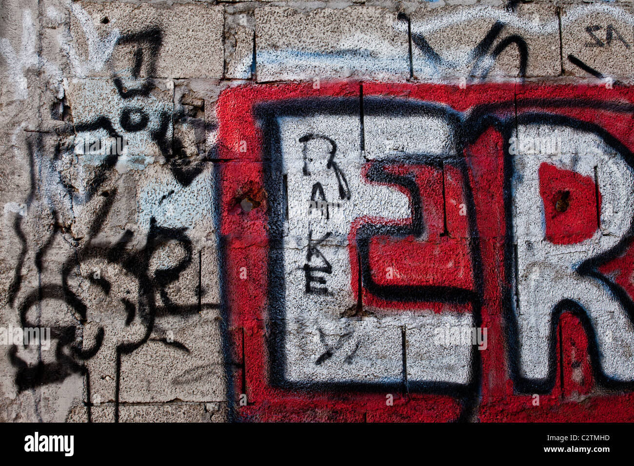 Graffiti scrawl paint painted hi-res stock photography and images - Alamy