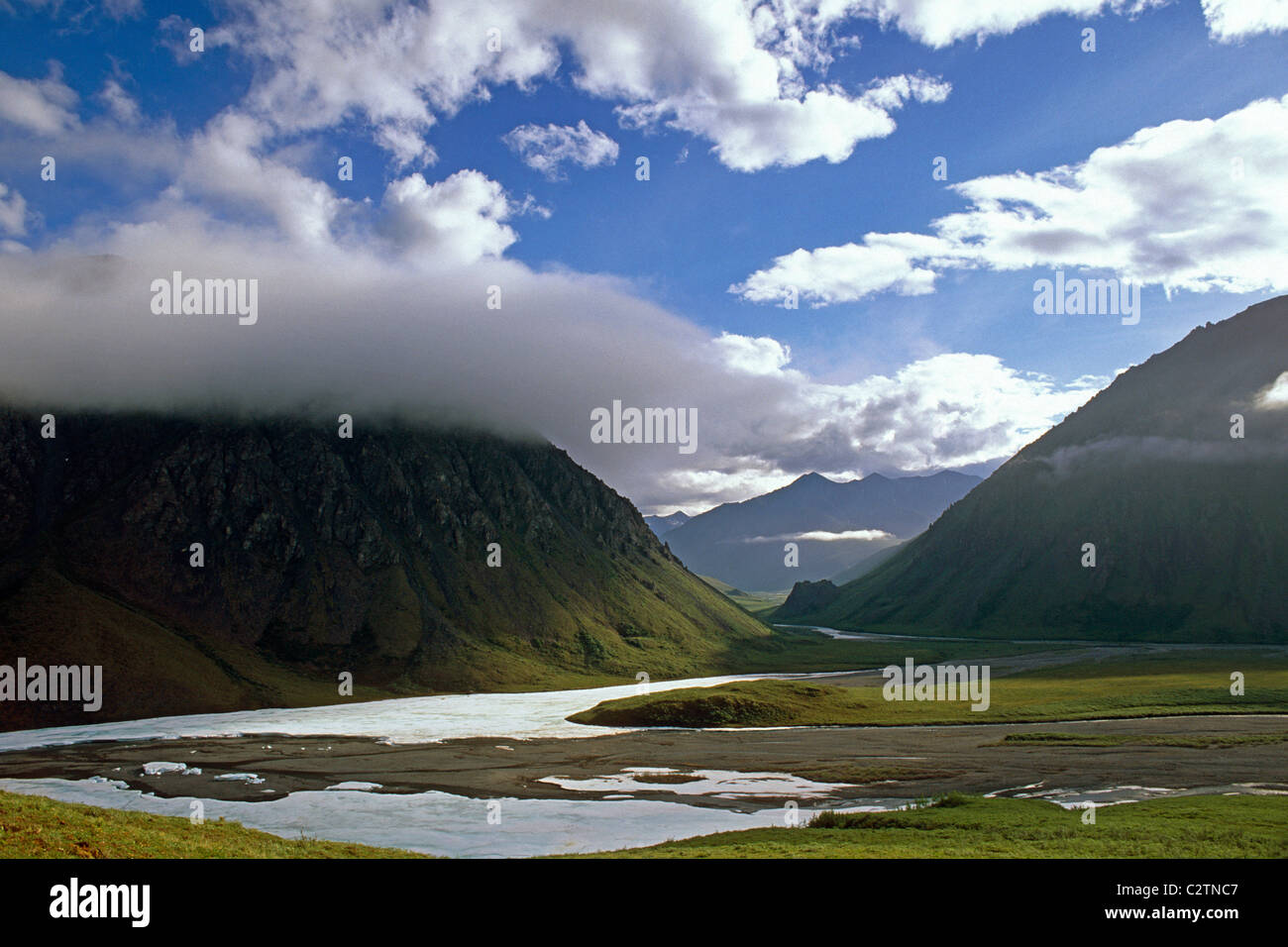 Landscape of Kongakut River Valley Arctic Alaska Arctic National ...