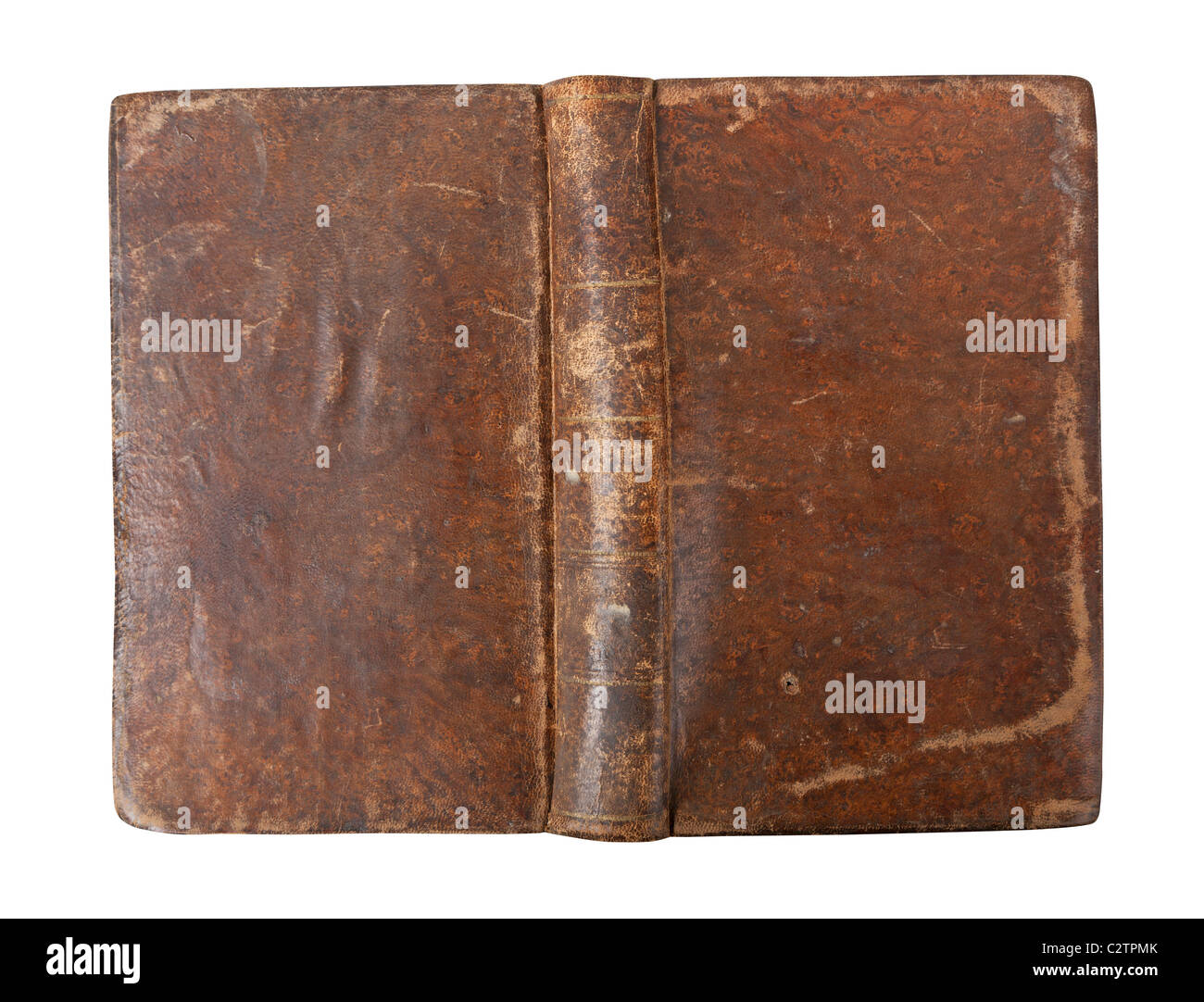 Old Leather Book Open