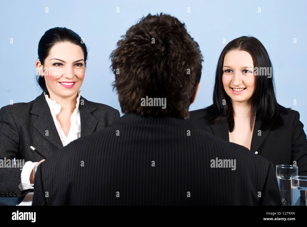 Women job interview funny hi-res stock photography and images - Alamy