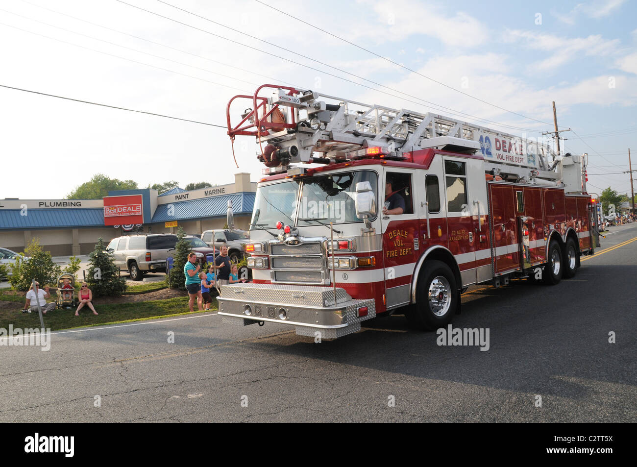 Deale Volunteer Fire Department fire truck Stock Photo - Alamy Deale Volunteer Fire Department fire truck Stock Photo - Alamy