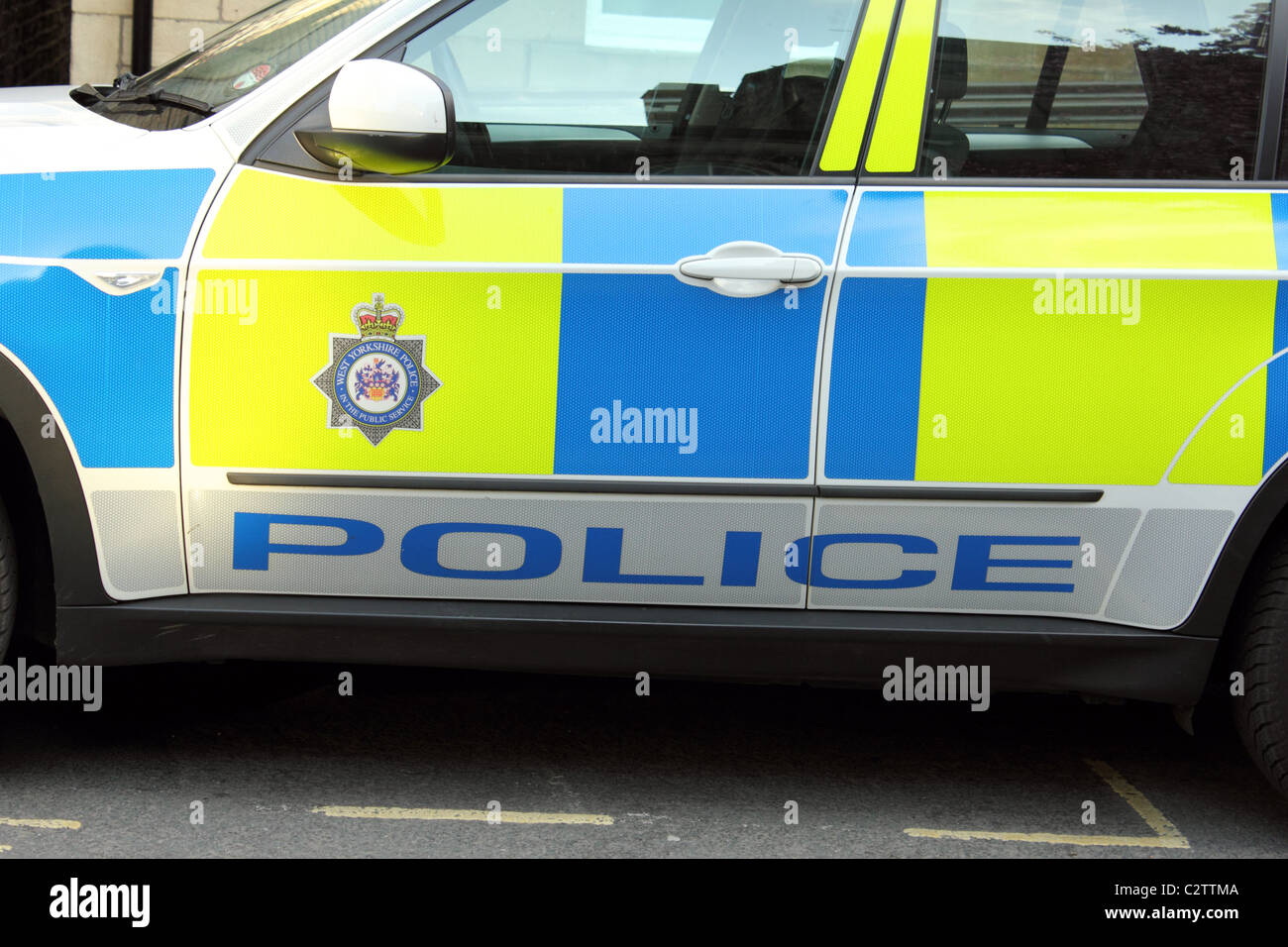 BMW Police Car Fast Response West Yorkshire Stock Photo - Alamy