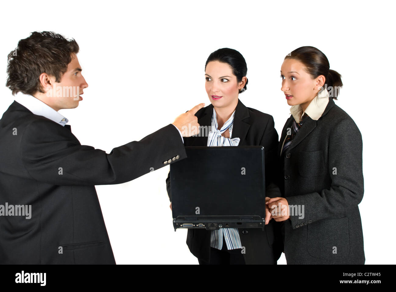 Worried business employees using hi-res stock photography and images ...