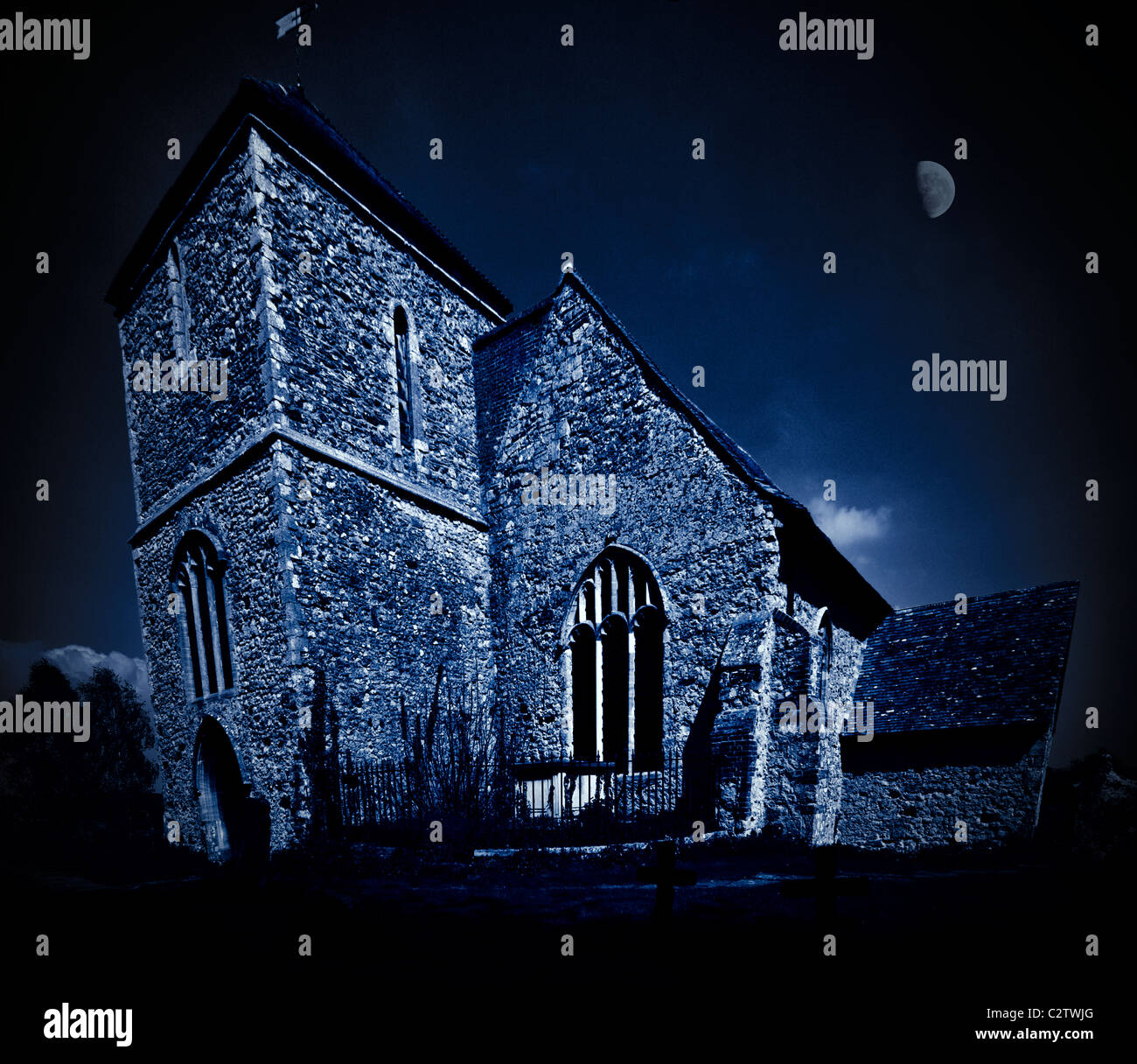 Creepy old church hi-res stock photography and images - Alamy