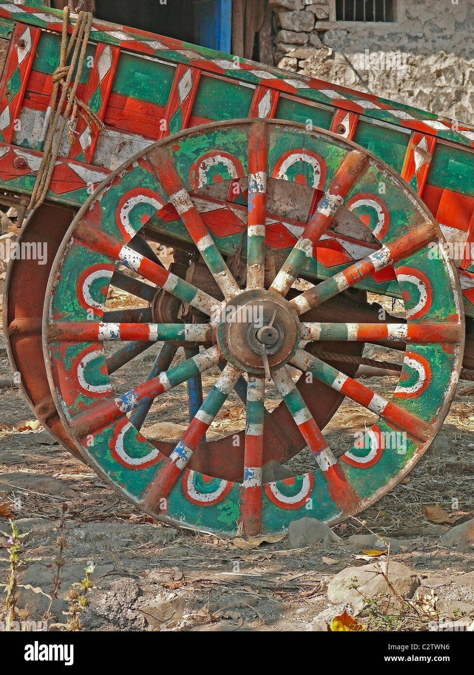 Bullock cart, India Stock Photo - Alamy