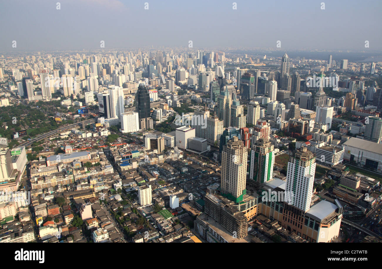 Bangkok skyline from 77th floor Stock Photo - Alamy