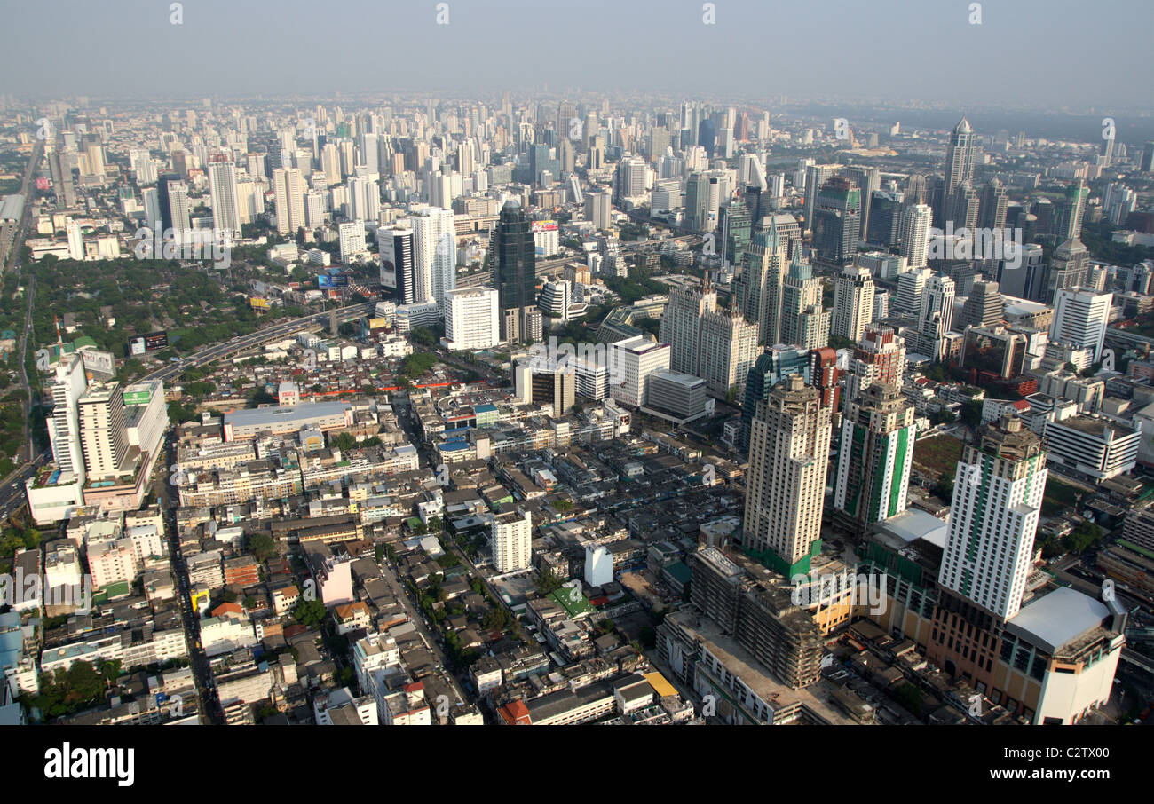 Bangkok skyline from 77th floor Stock Photo - Alamy