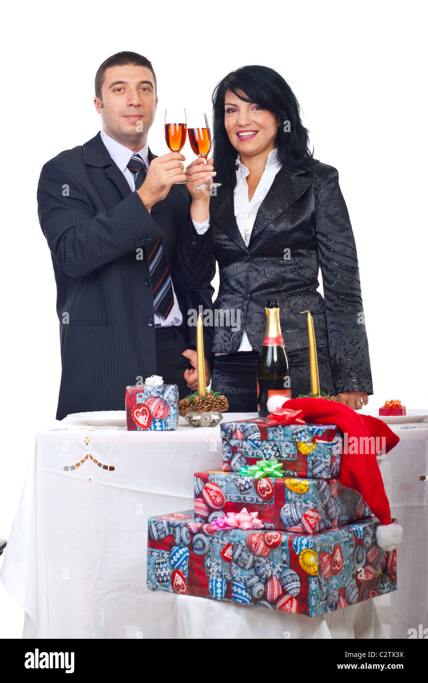 Businessman standing dining table hi-res stock photography and images ...