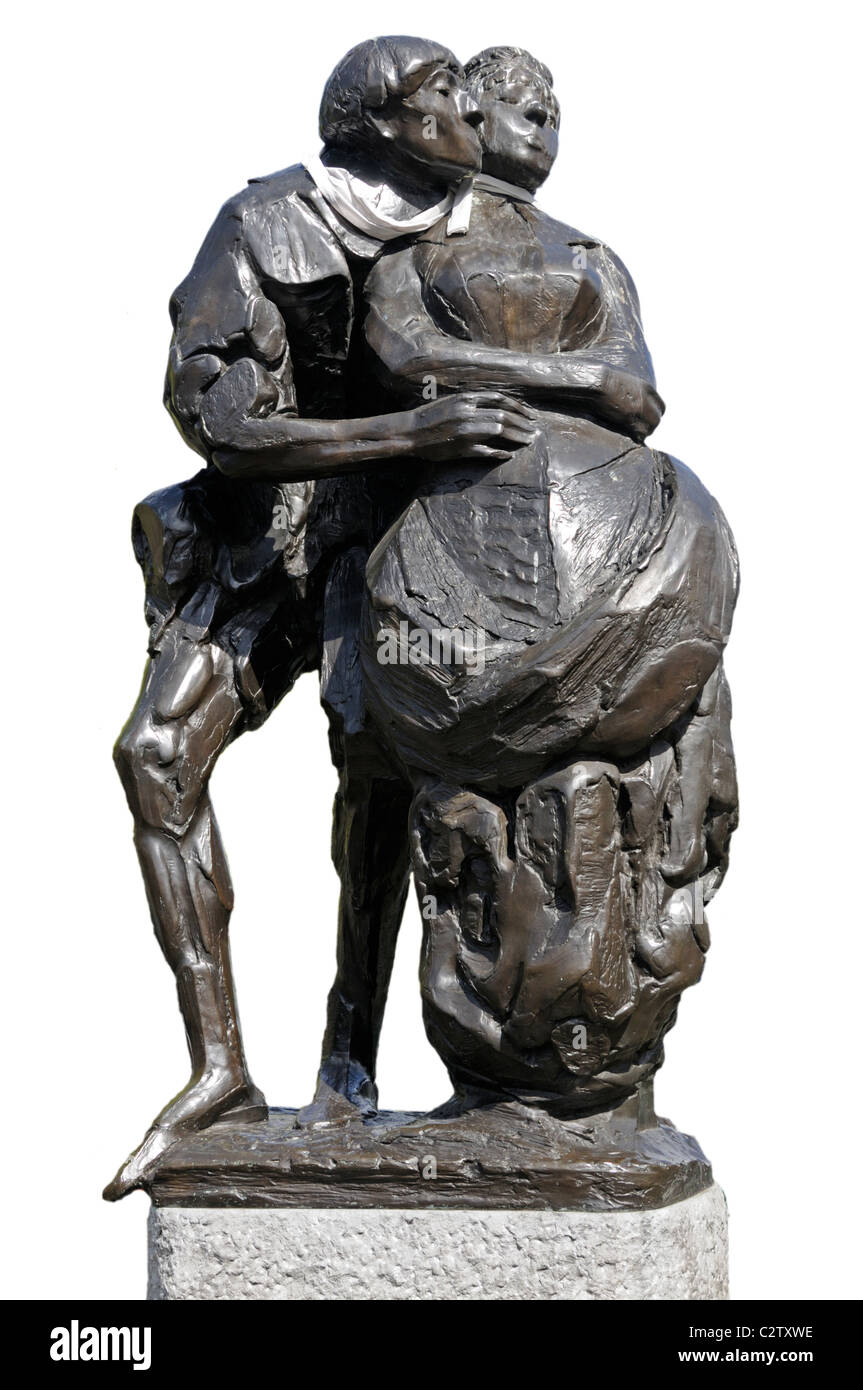 Statue poet playwright bronze hi-res stock photography and images - Alamy