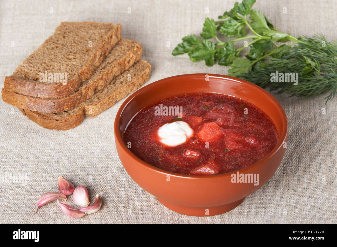 Soup borscht hi-res stock photography and images - Alamy