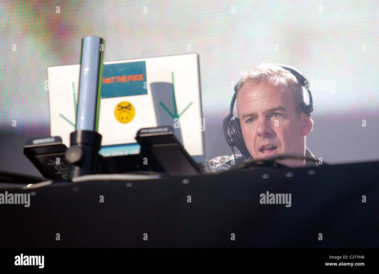 Fatboy Slim aka Norman Cook The O2 Wireless Festival 2008 held at Hyde ...