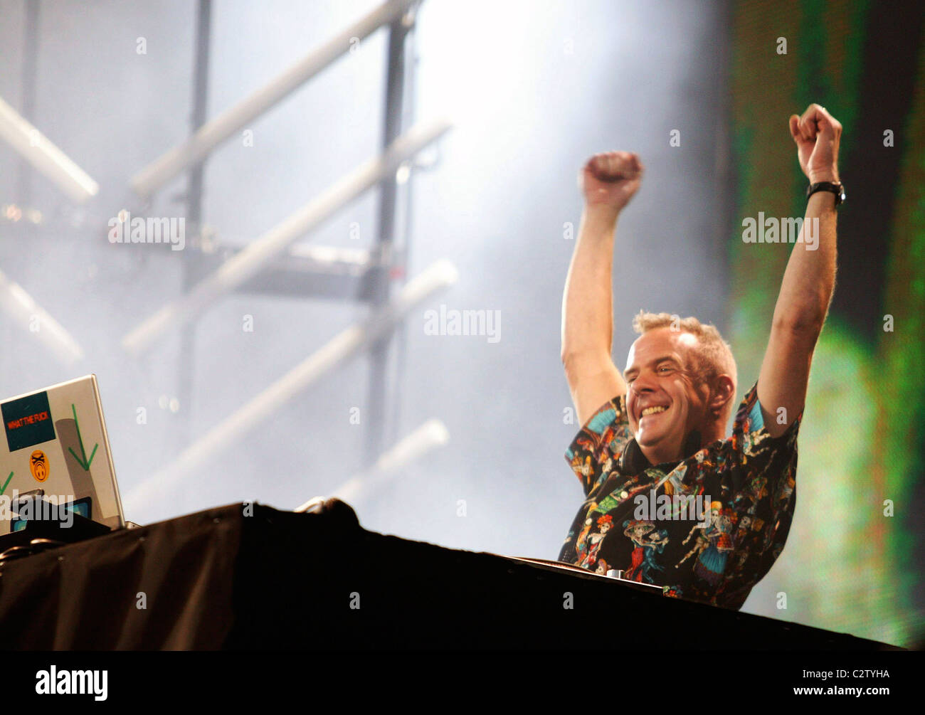 Fatboy Slim aka Norman Cook The O2 Wireless Festival 2008 held at Hyde ...