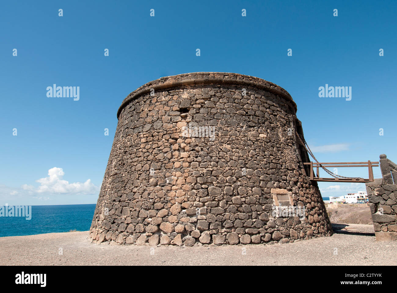 Fortaleza Torre del Toston, Toston Tower El Cotillo Fuerteventura Stock ...