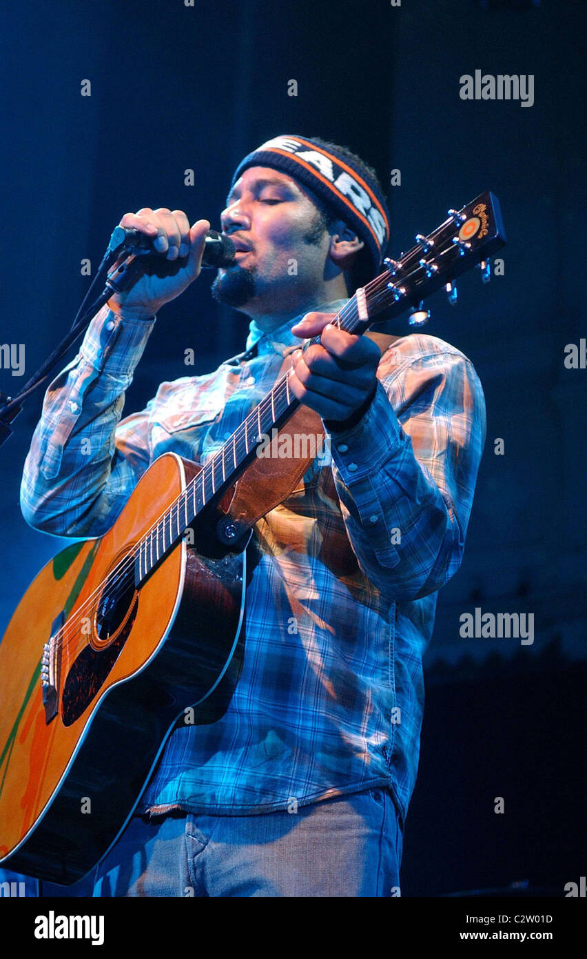 Ben Harper performing in concert at the Paradiso Amsterdam, Holland ...